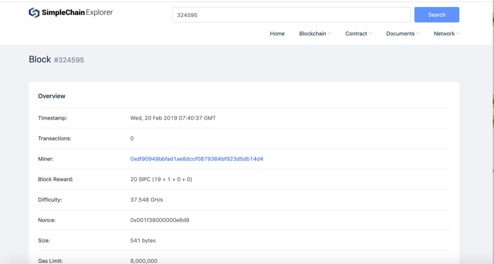Explore · Simplechain Documentation
