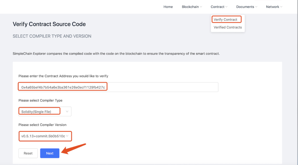 Explore · Simplechain Documentation
